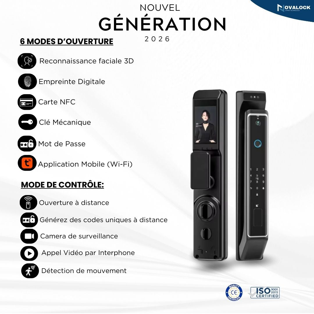 Serrure Intelligente X10 Luxury – Novalock
